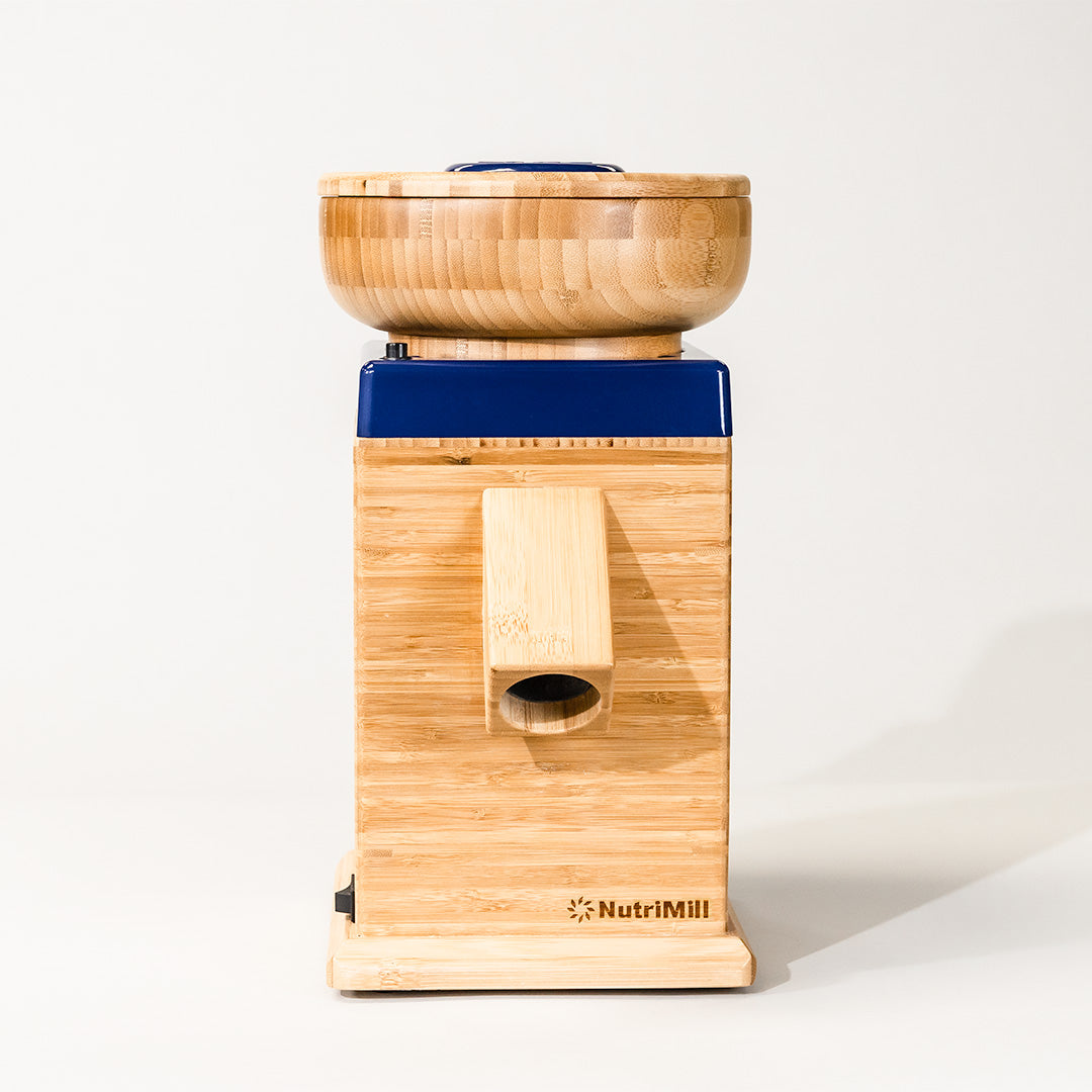 Refurbished Harvest Grain Mill - Royal Blue